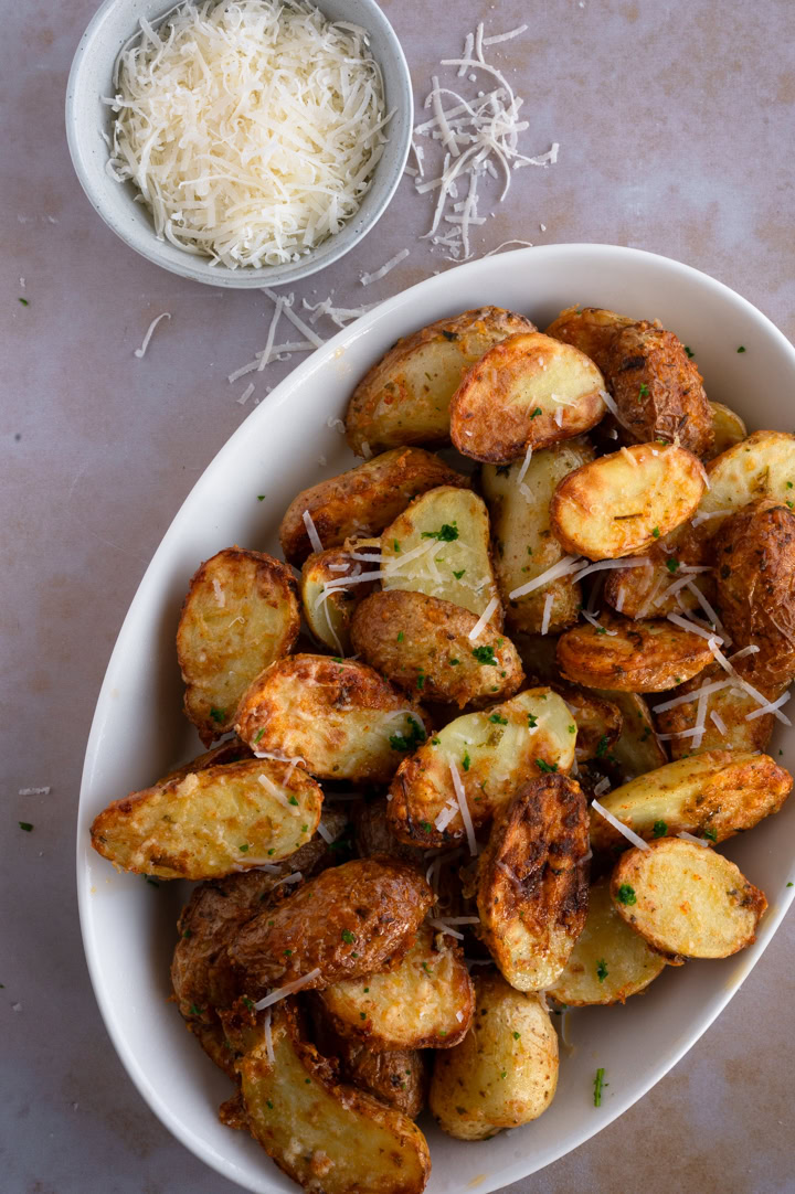 Knusprige Parmesan Kartoffeln aus dem Airfryer – Use Your Food